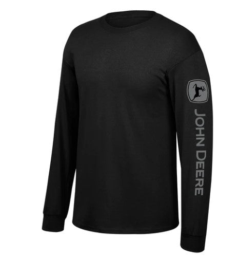 John Deere Mens Black TM Long Sleeve — Enns Brothers Ltd
