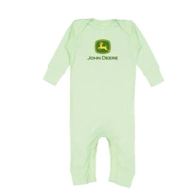 John Deere Youth Boys Grey Longsleeve Romper — Enns Brothers Ltd