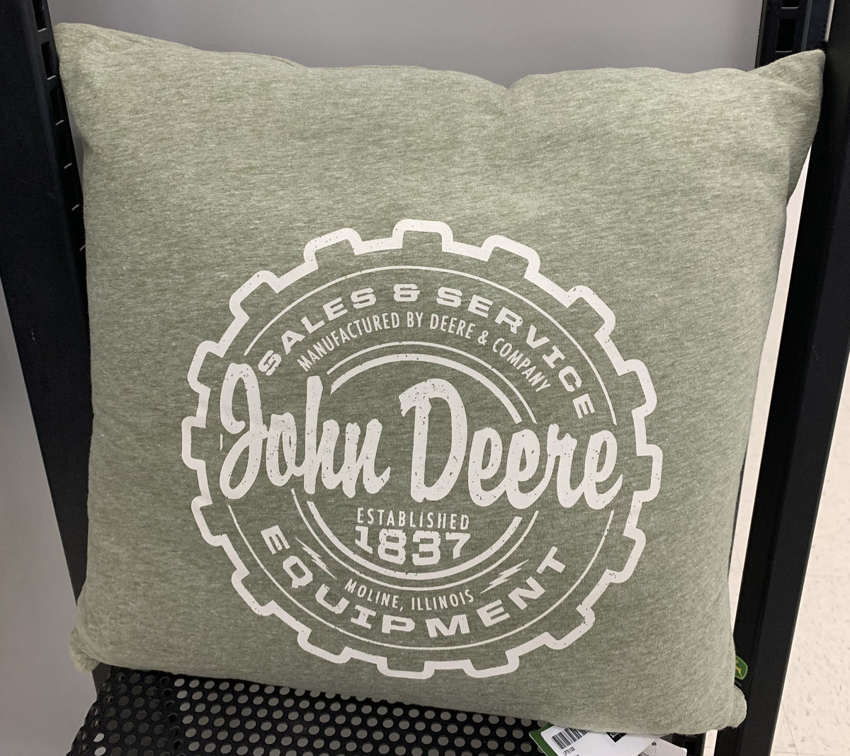 John Deere Green Vintage Pillow — Enns Brothers Ltd